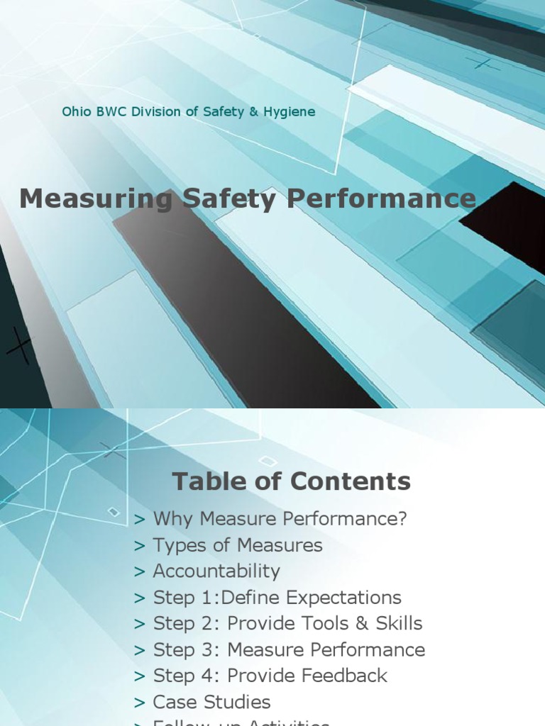 Measuring Safety Performance Slides | PDF | Motivation | Motivational