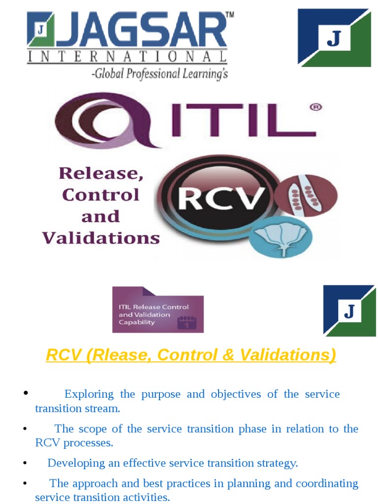 RCV (Release, Control & Validation) PDF | PDF | Itil | Teaching