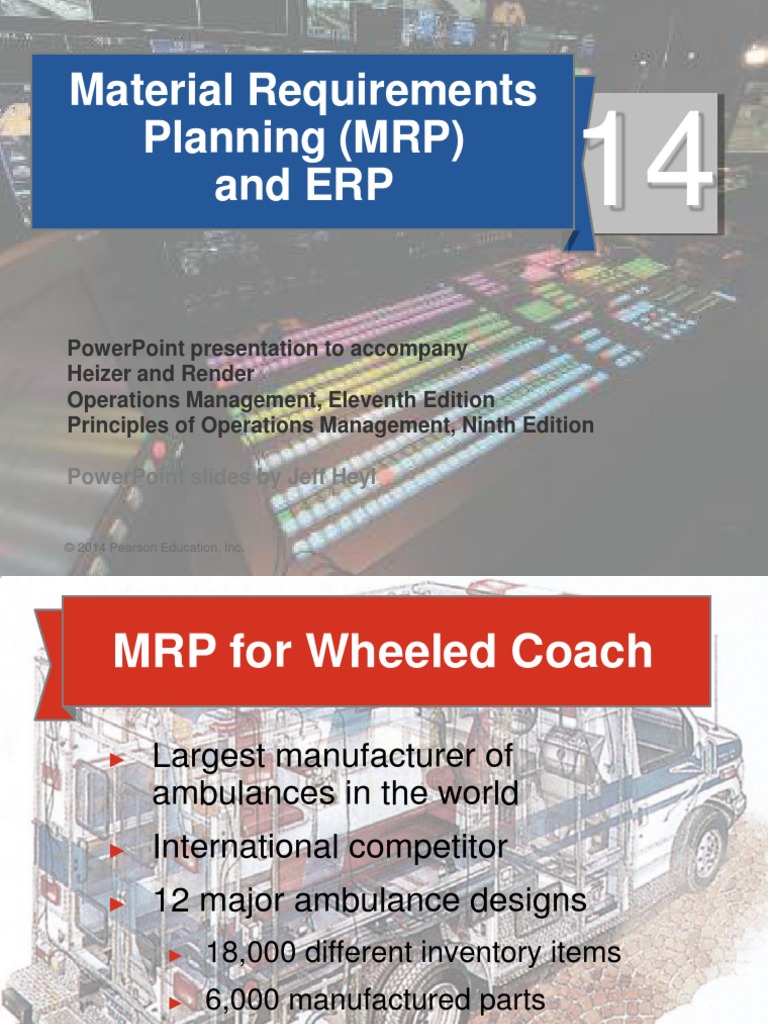 mrp(1) | Enterprise Resource Planning | Supply Chain Management