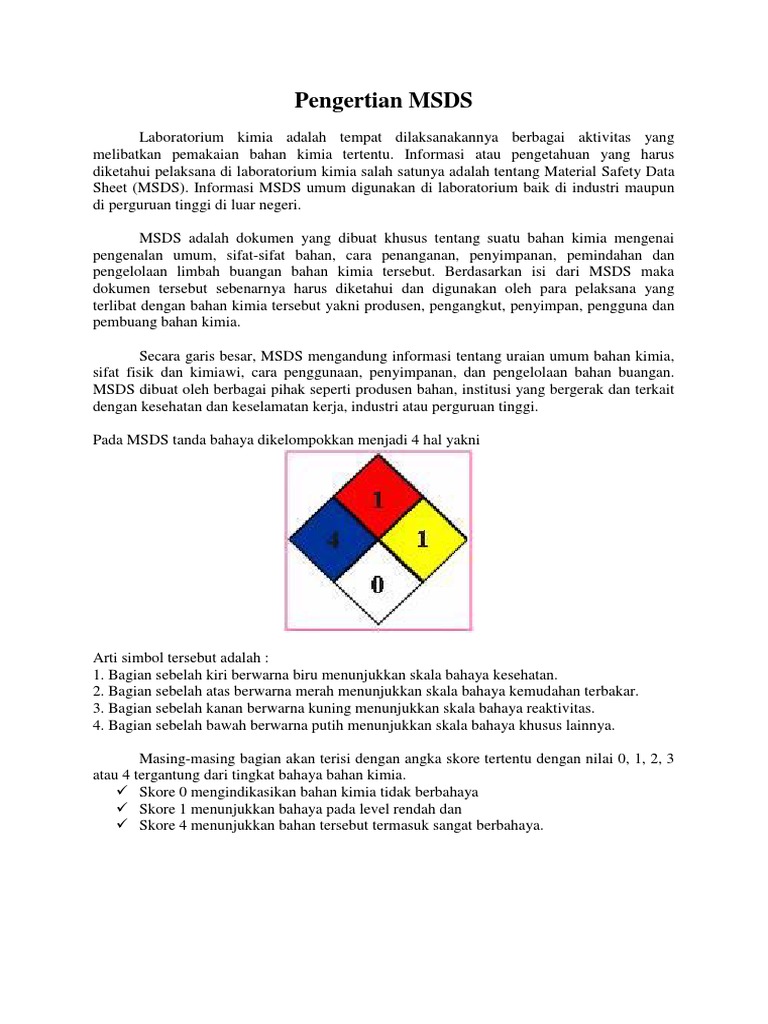 PENTINGNYA MSDS DALAM PENGIRIMAN BARANG, 43% OFF