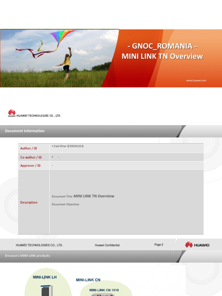 Ericsson Mini Link TN MGMT Operation and Maintenance | PDF | Network ...