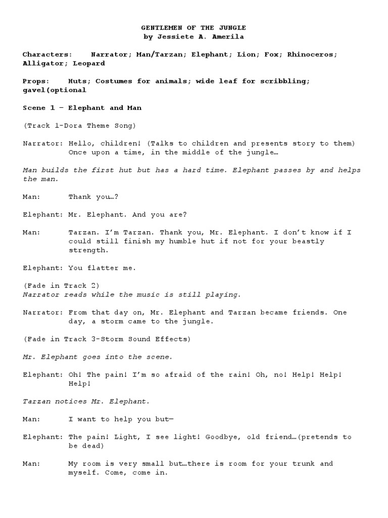 Gentlemen of The Jungle | PDF