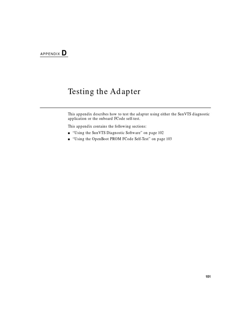 Testing The Adapter | PDF | Command Line Interface | Software