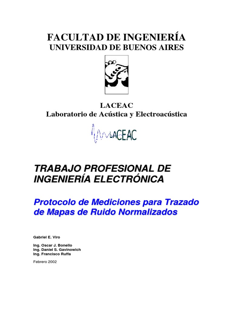 FIUBA - Protocolo de Mediciones para Trazado de Mapas de Ruidos ...
