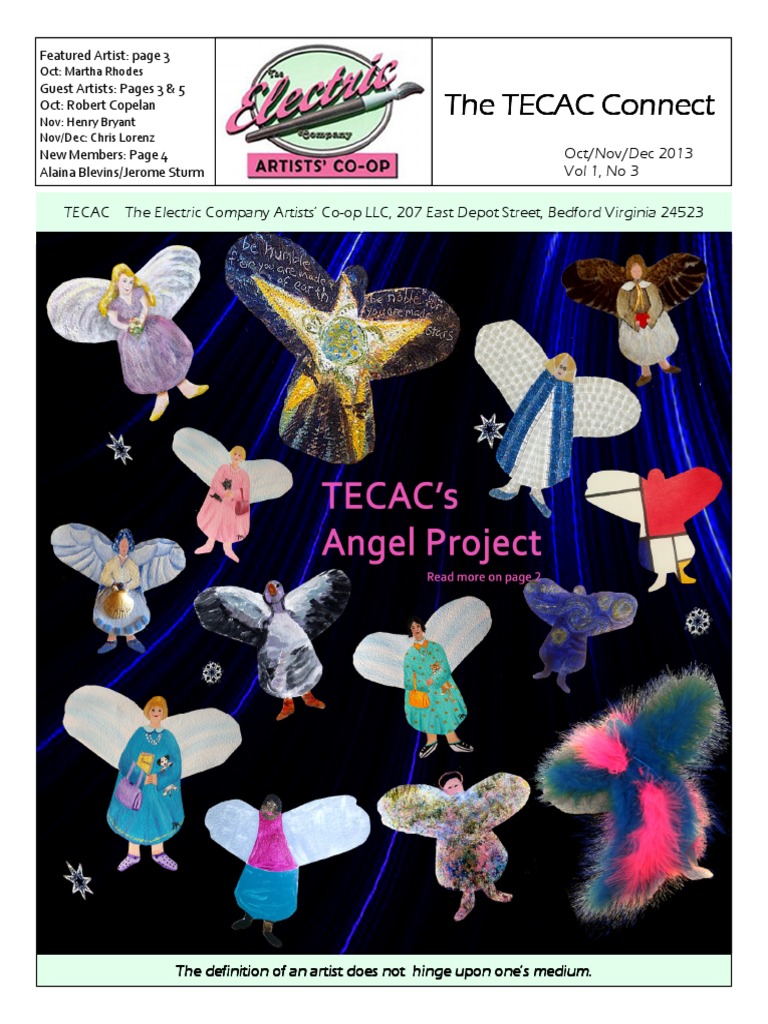2013 Oct-Nov-Dec TECAC Connect | PDF | Paintings | Art Museum