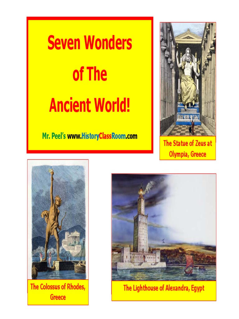 7 Wonders of The World | PDF | Sculpture