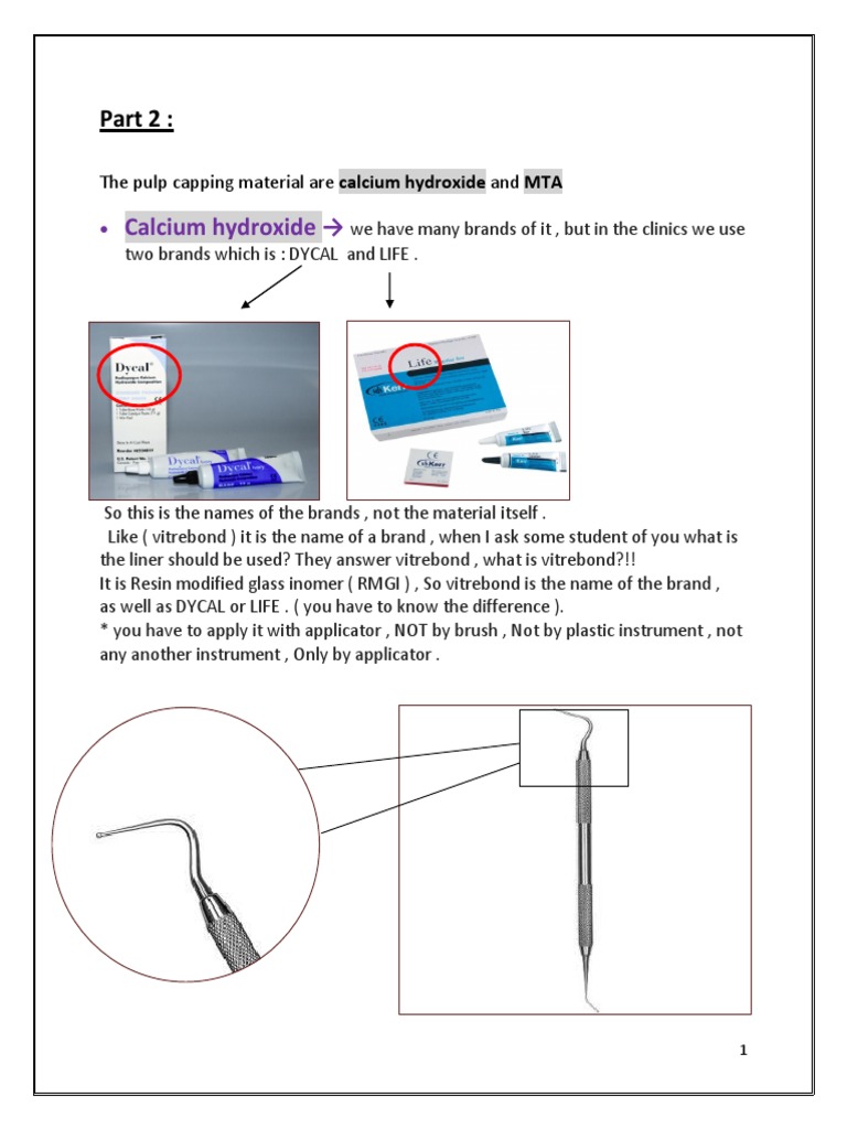 Pulp Capping Part 2 | PDF | Dentistry | Mouth