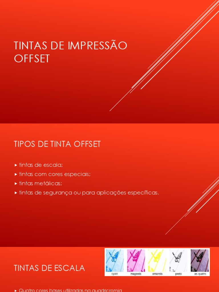 Tintas de Impressão Offset | PDF | Tinta | Impressão