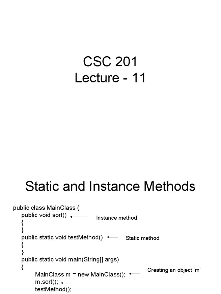 Csc 201 Lecture 11 Final Pdf Variable Computer Science Class