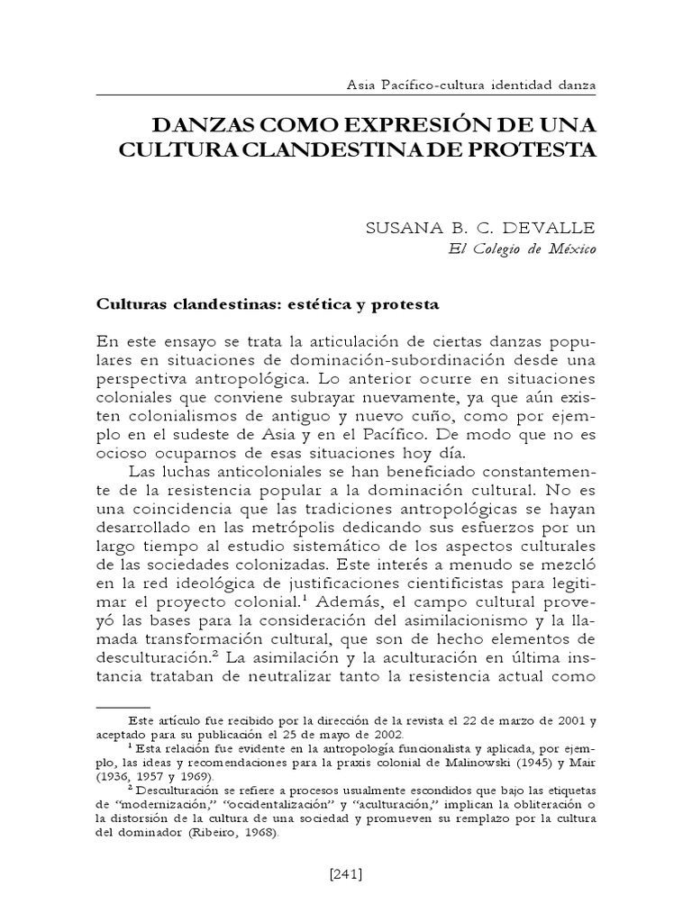 Danza Kalela | PDF | Colonialismo | Sociedad