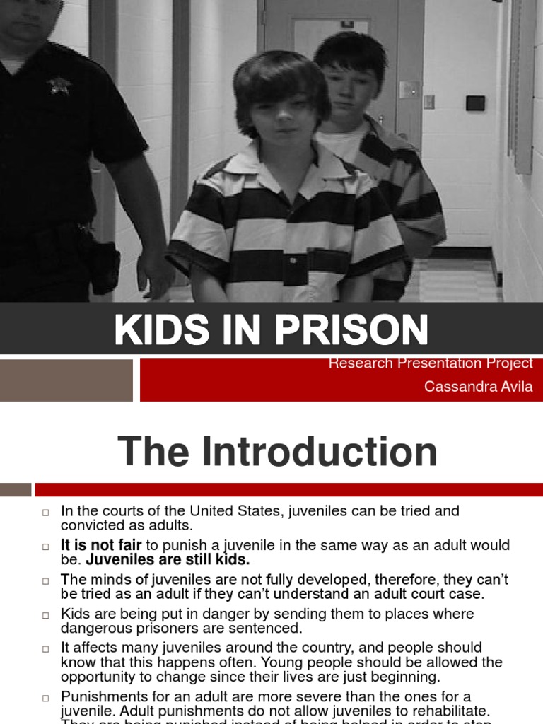 Kids in Prison | PDF | Minor (Law) | Criminal Justice