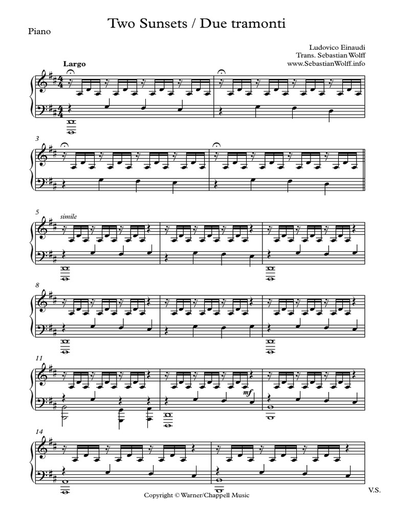 Due Tramonti - Piano | PDF | Échecs