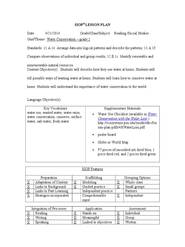 Global Issue Lesson Plan | PDF