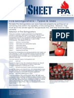 Fire Extinguisher Selection Chart | PDF | Chemical Substances | Fires