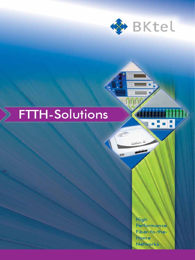 Bktel FTTH Solutions | Download Free PDF | Wavelength Division ...