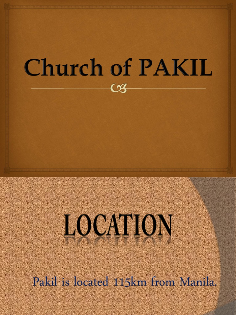 Church of PAKIL | PDF | Art Media | Architectural Design