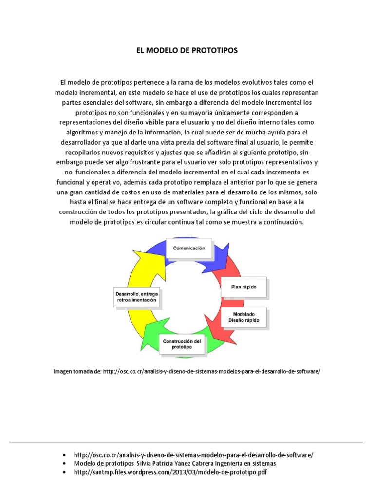 El Modelo de Prototipos | PDF | Software | Tecnología digital