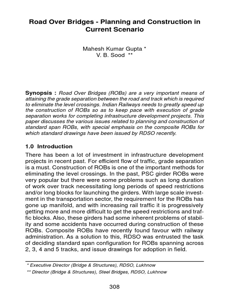 Road Over Bridges: Planning & Design | PDF | Rivet | Trail