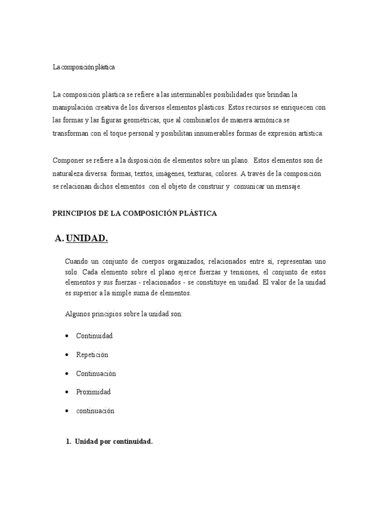 La Composición Plástica | PDF | Color | Pinturas