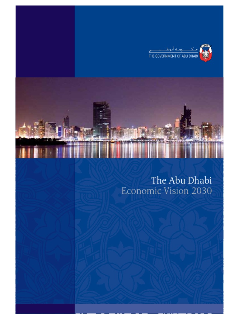 Abu Dhabi Economic Vision 2030 Overview | PDF