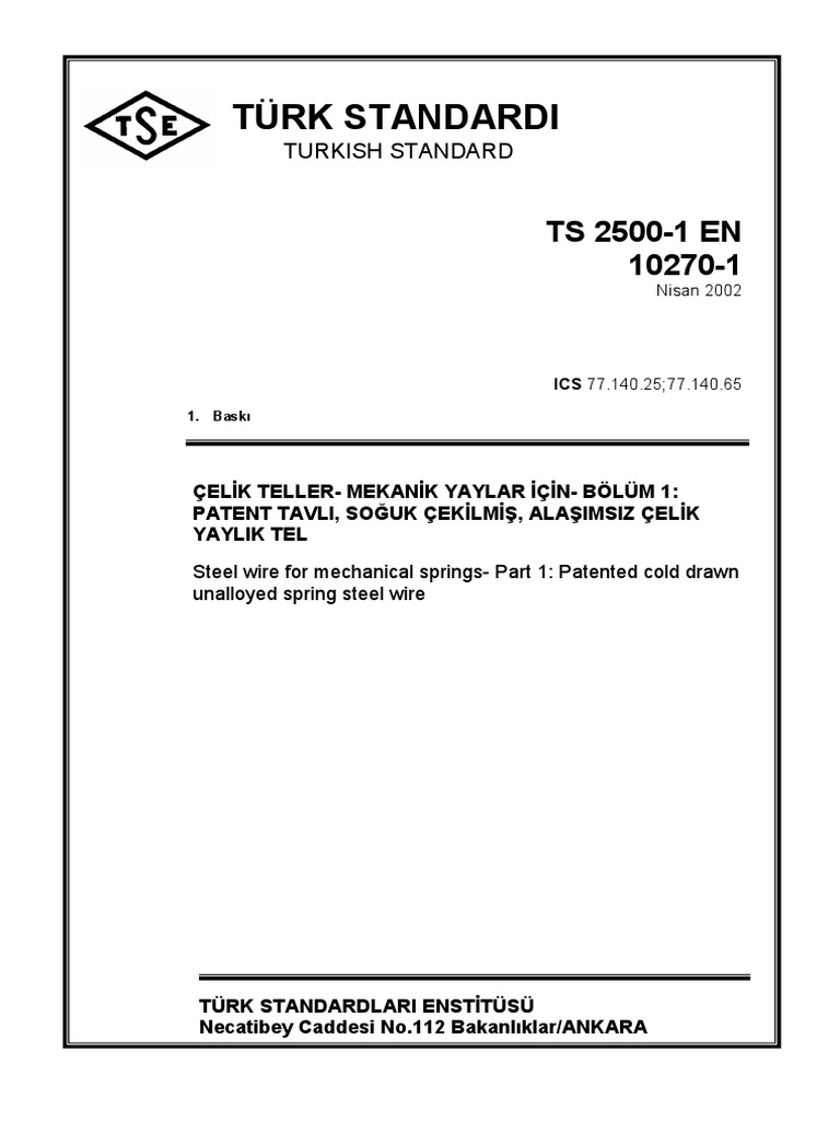TS 2500-1 | PDF