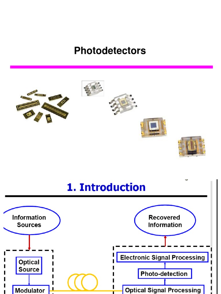 Photodetectors | PDF | P–N Junction | Band Gap