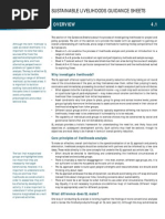 DFID Sustainable Livelihoods Guidance 1999 | PDF | Sustainability | Department For International ...