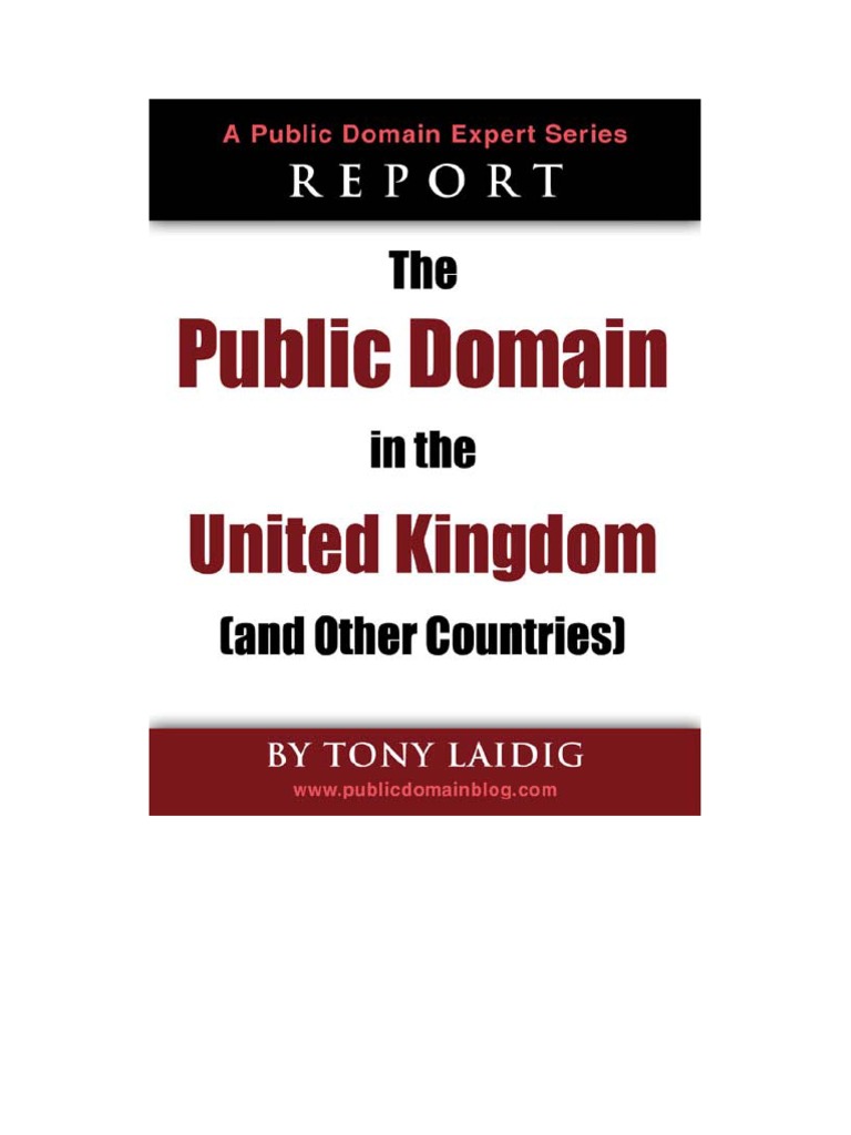 The Public Domain in The UK | PDF | Public Domain In The United States ...
