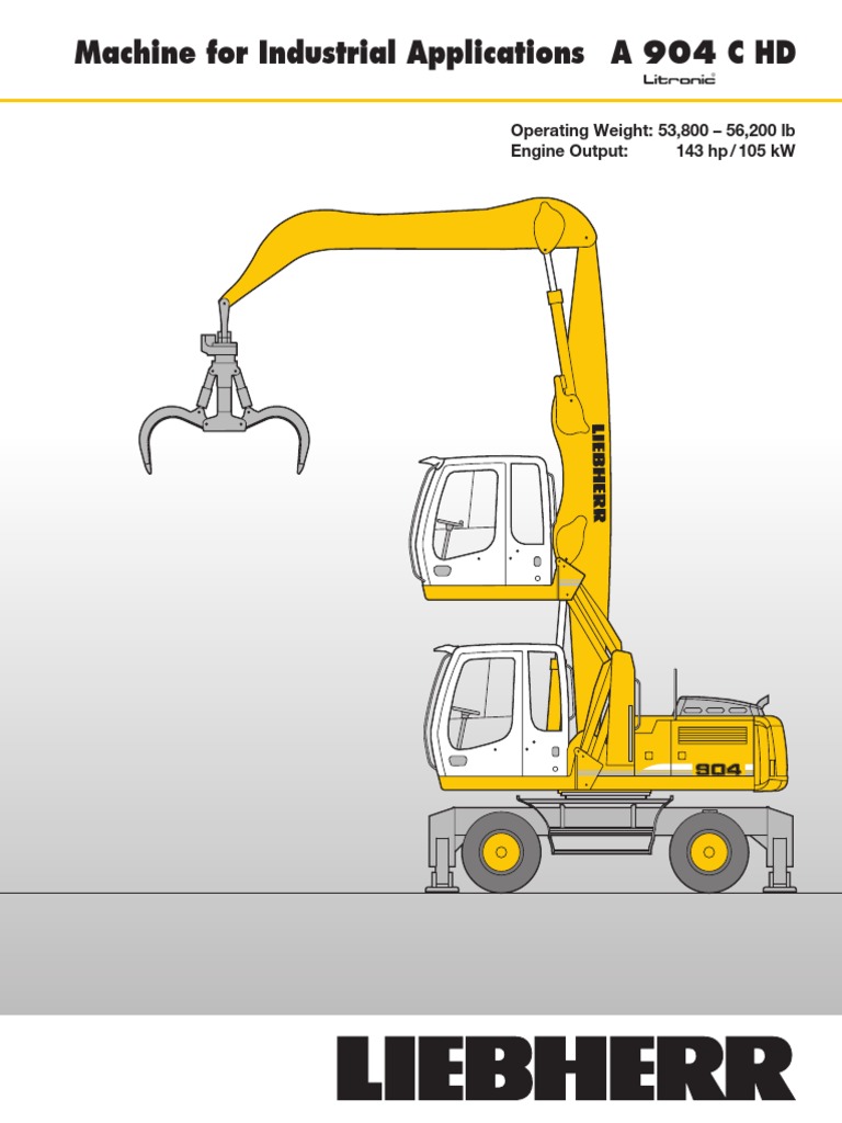 Liebherr A904C HD Brochure | PDF | Transmission (Mechanics) | Engines