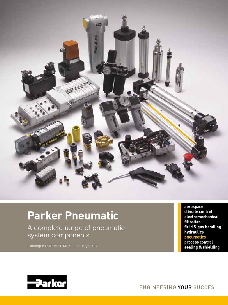 Parker Pneumatic Catalogue PDE2600PNUK | PDF | Mechanical Engineering ...