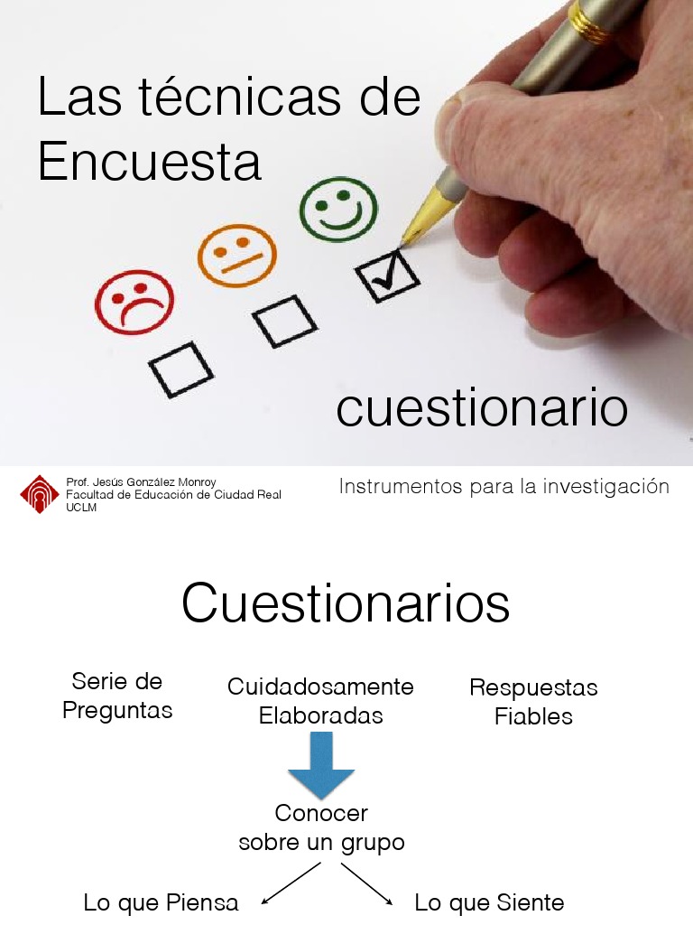 El Cuestionario PDF | PDF | Cuestionario | Estadísticas