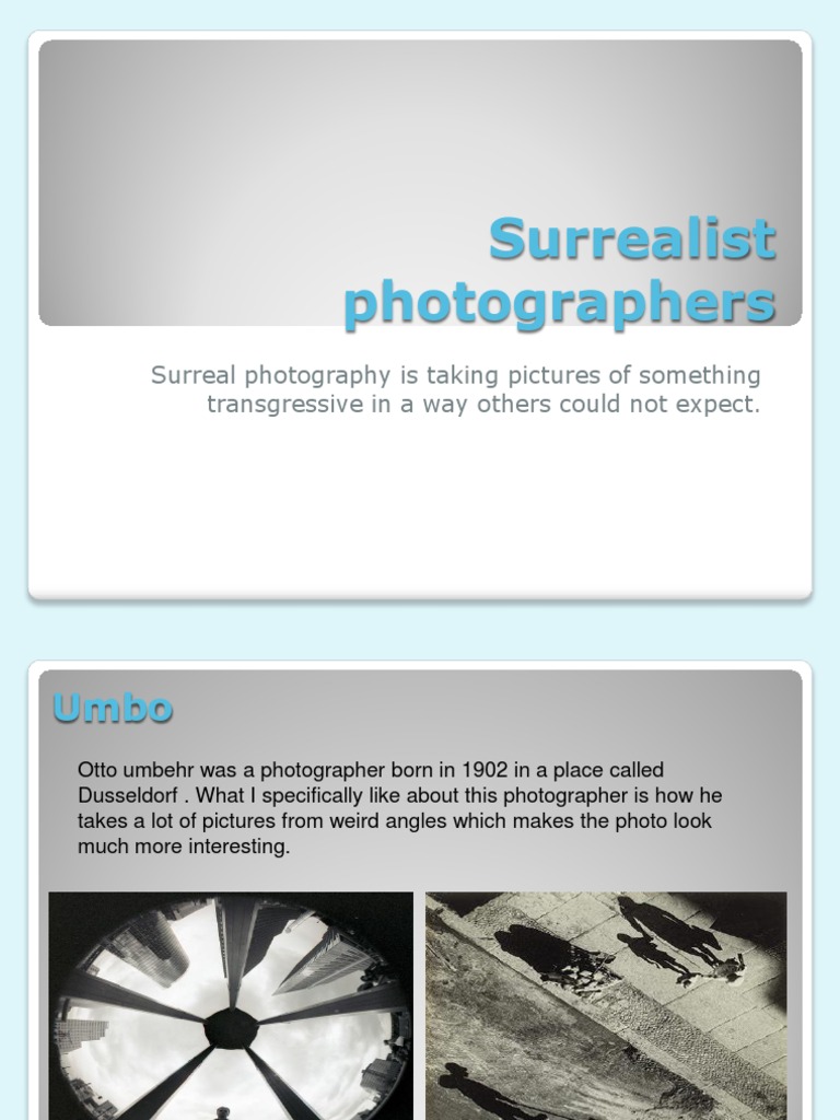 Surrealist Photographers | PDF | History | Classics