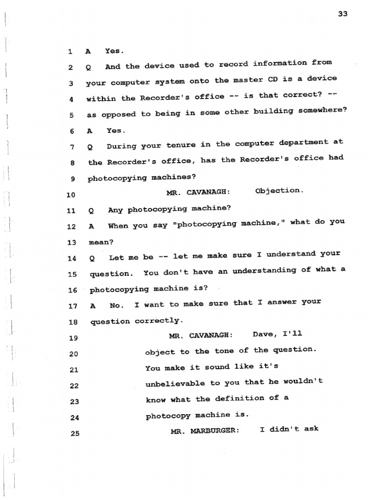 Deposition of Lawrence Patterson in Cuyahoga County Recorder's Office ...