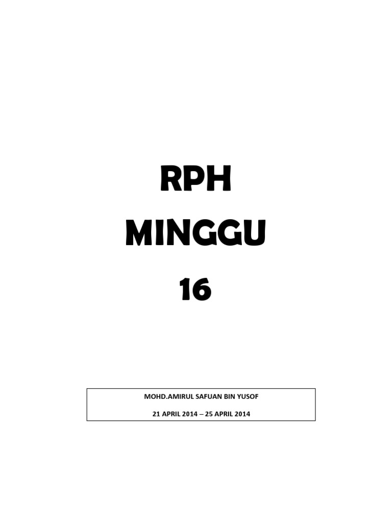 RPH Cover | PDF