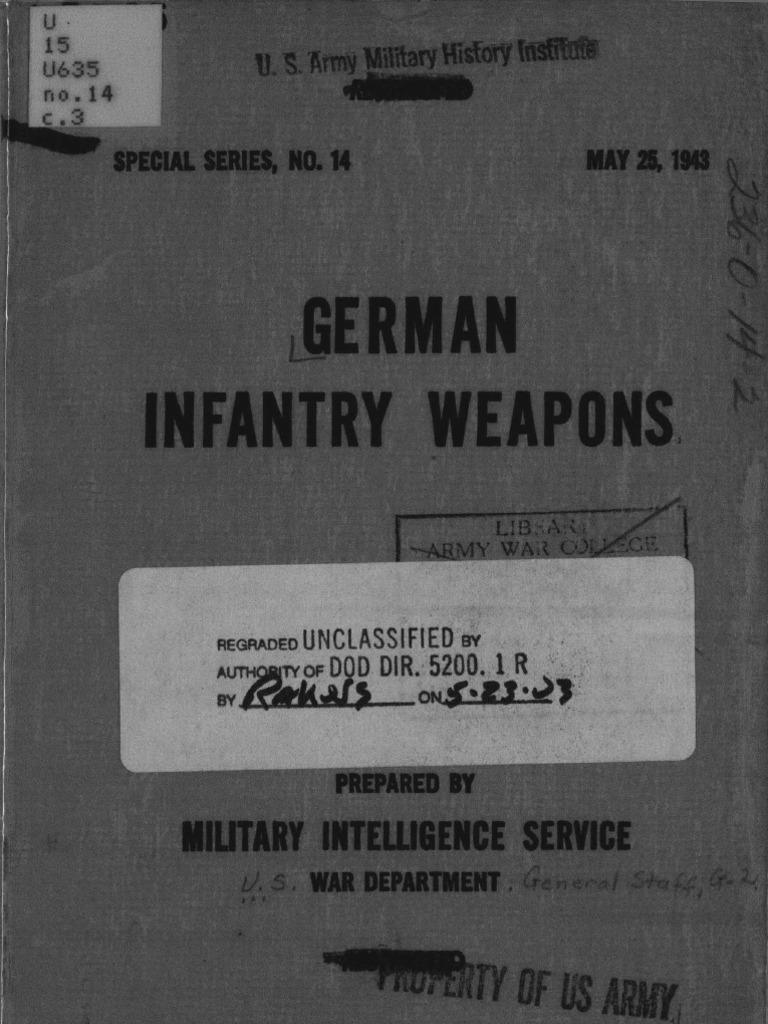 Ww2 German Weapon Manual | PDF