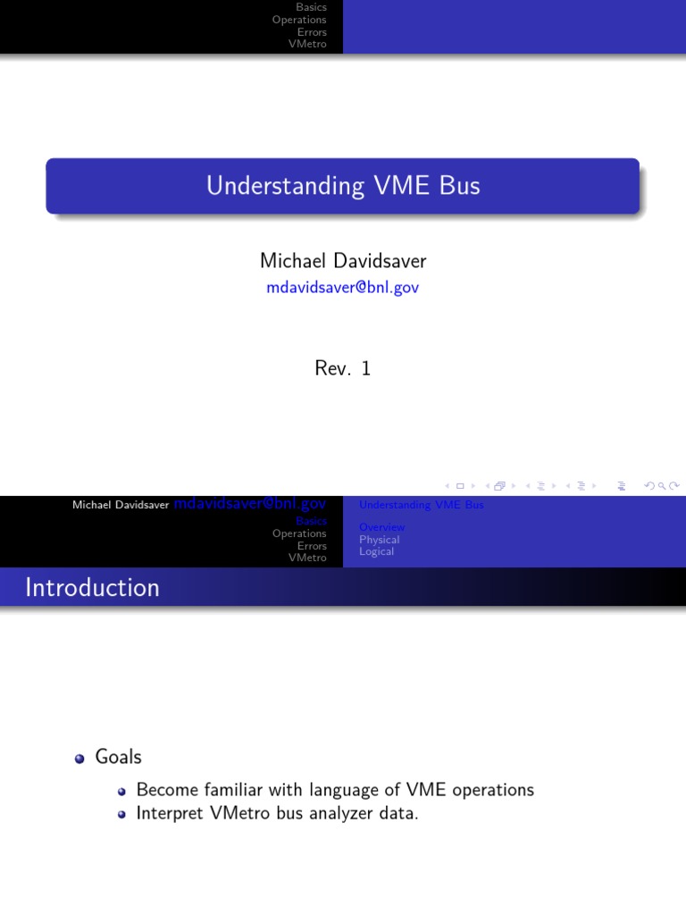VME Fundementals | PDF | Computer Data | Data Transmission
