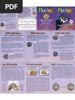 Pretty Rubik S Cube Patterns With Algorithms | PDF | Recreational ...