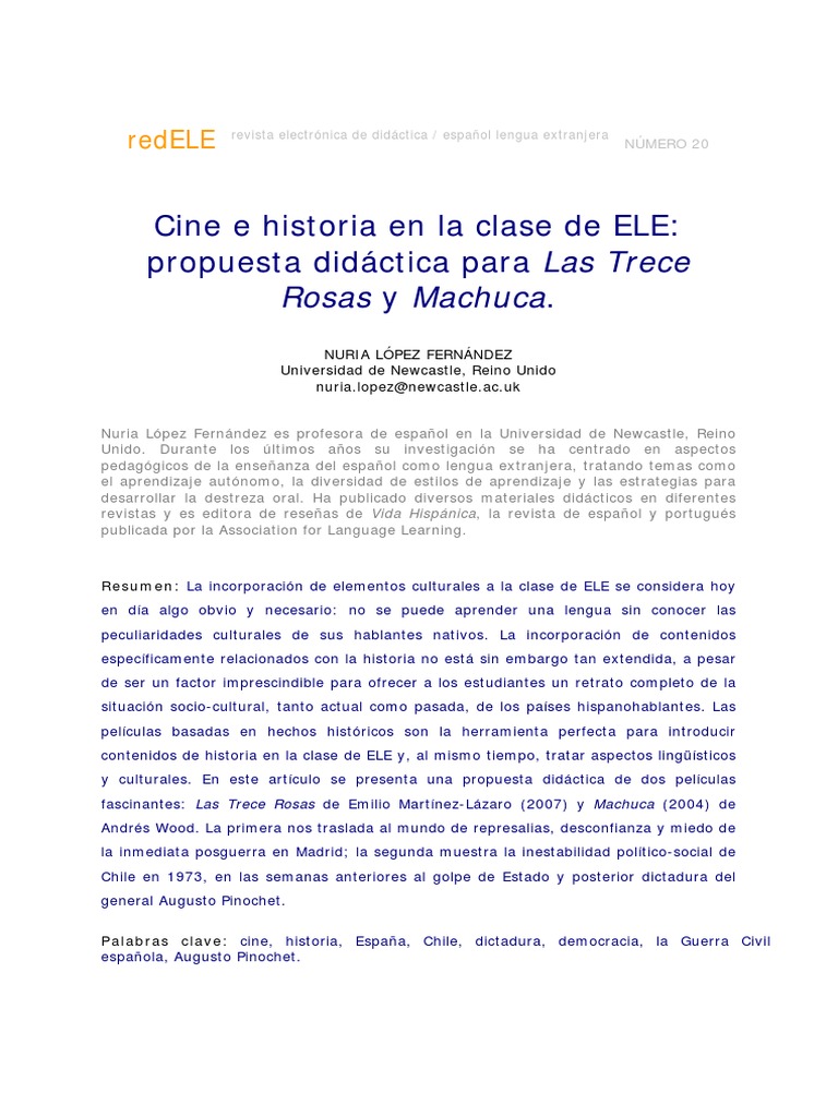 Machuca | PDF | Lengua española | Chile