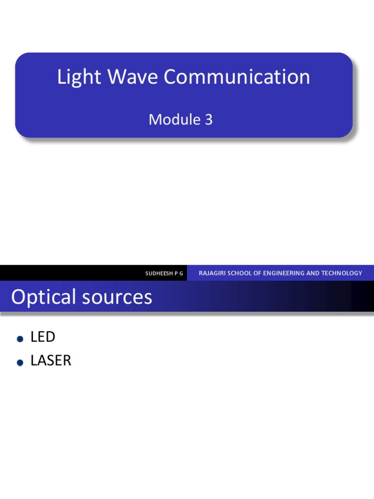 LED and Laser Technologies Overview | PDF | Laser | Optics
