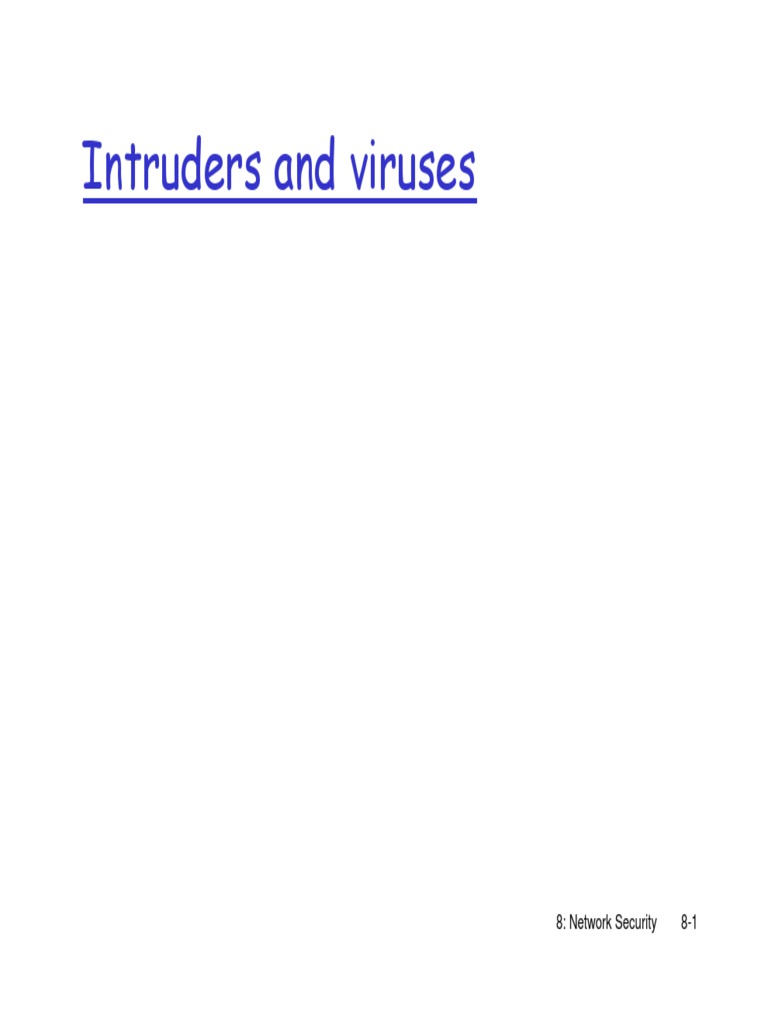 Intruders and Viruses | Computer Law | Computer Security Exploits