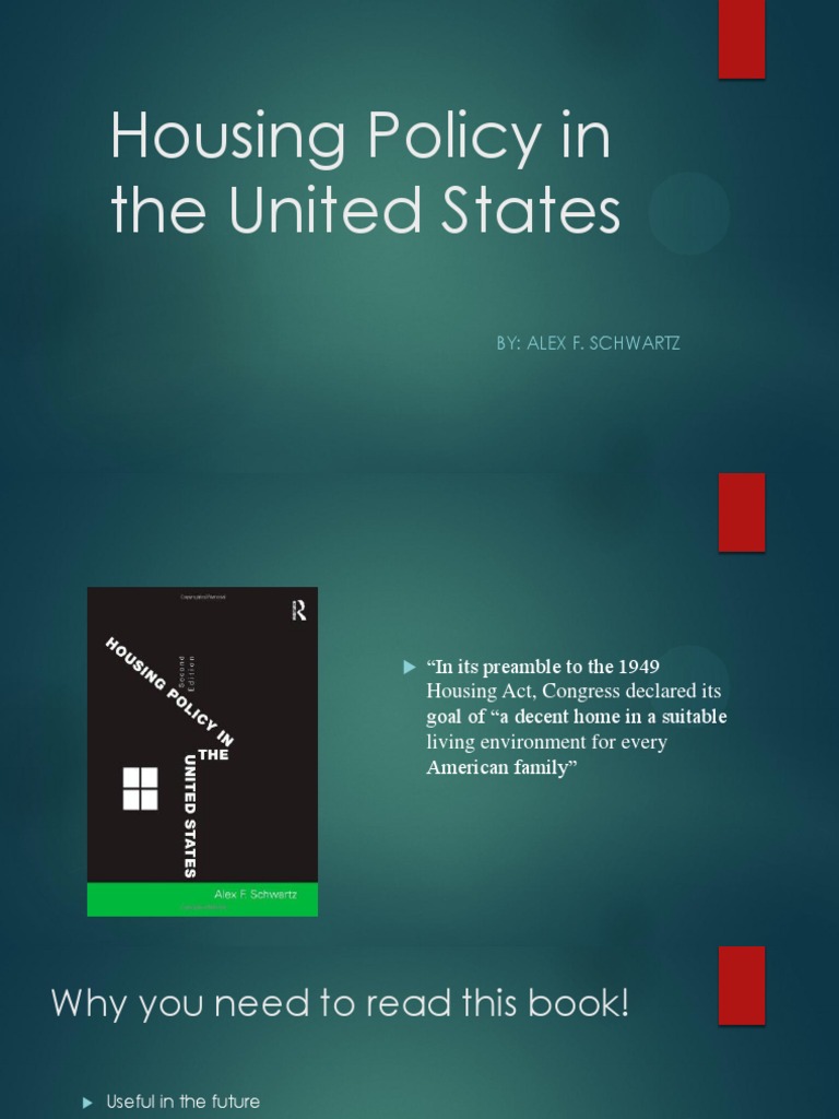 Housing Policy in the U.S. - 4th Edition | PDF | Psychological Concepts ...