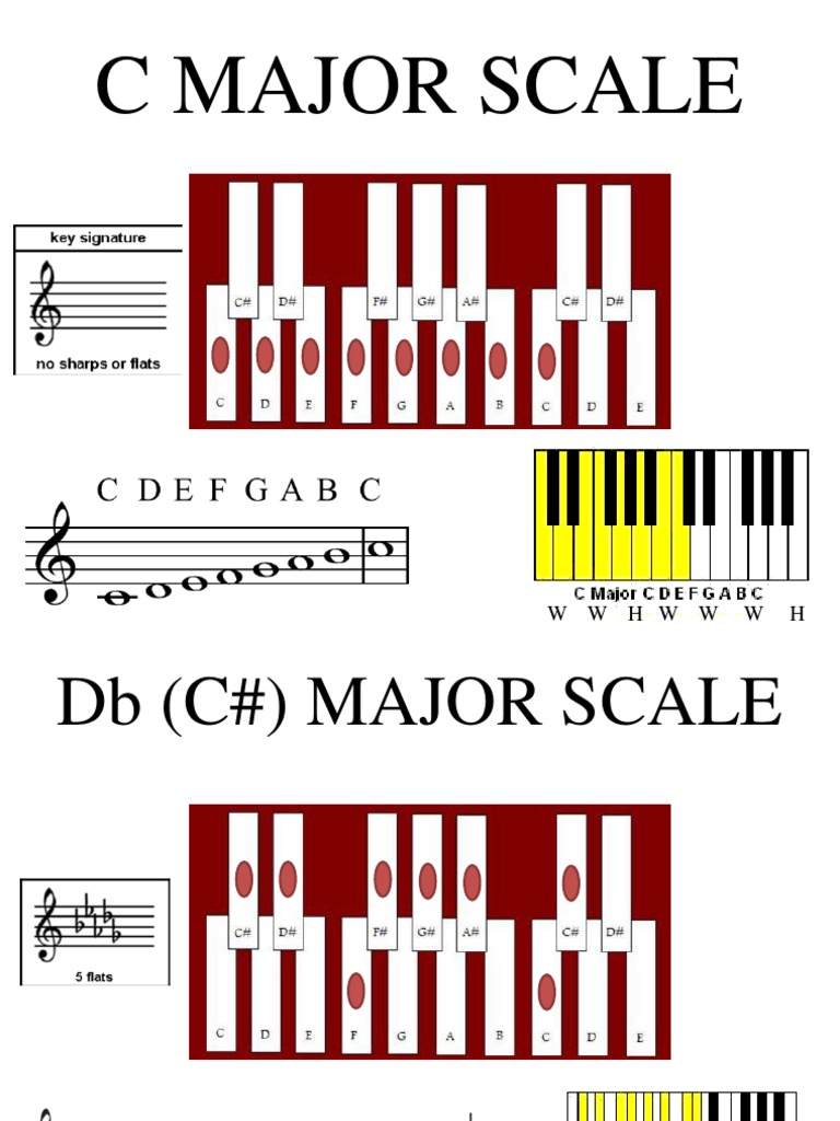 All 12 Major Scales | PDF