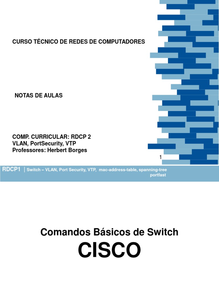 Aula Vlan Switch Cisco - v3 | PDF | Protocolos de camada física ...