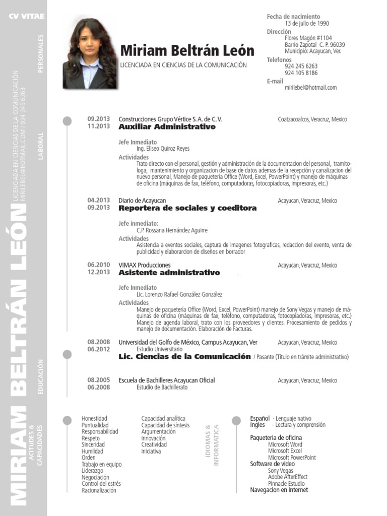 CV Miriam Beltran Leon - 1 - 1 | PDF