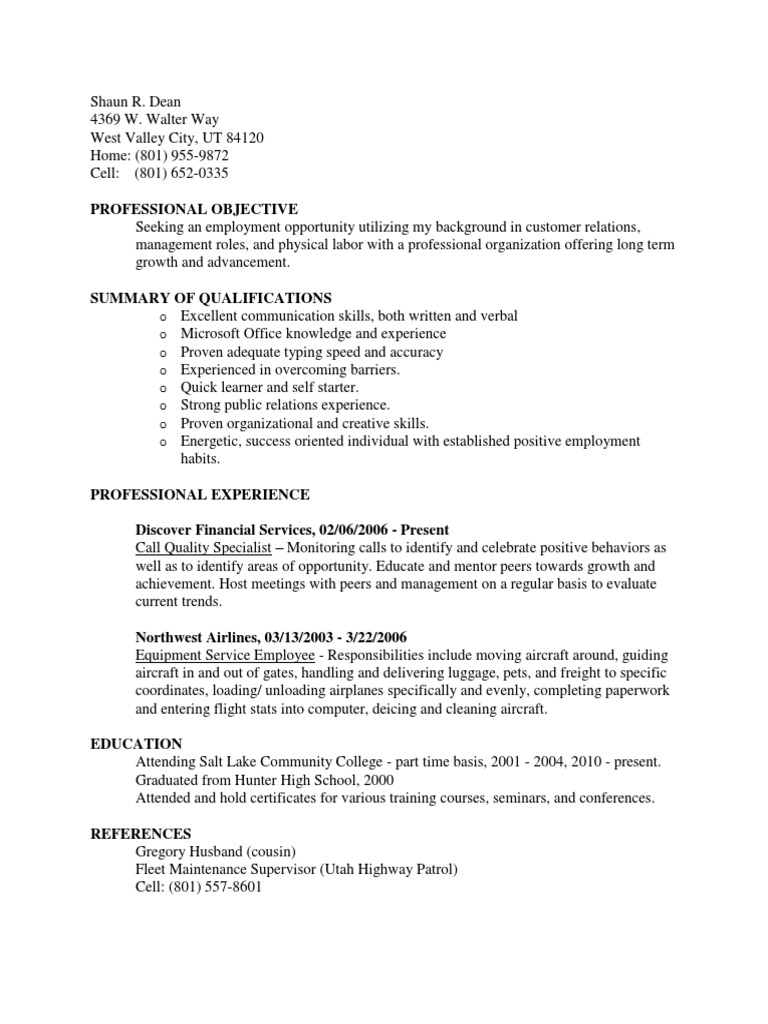 Shaun Resume | PDF | Career & Growth