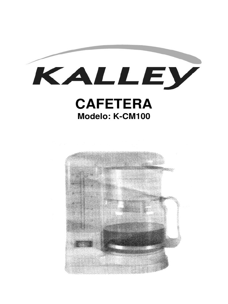 Manual Cafetera | PDF | café | Enchufes y tomas de corriente alterna