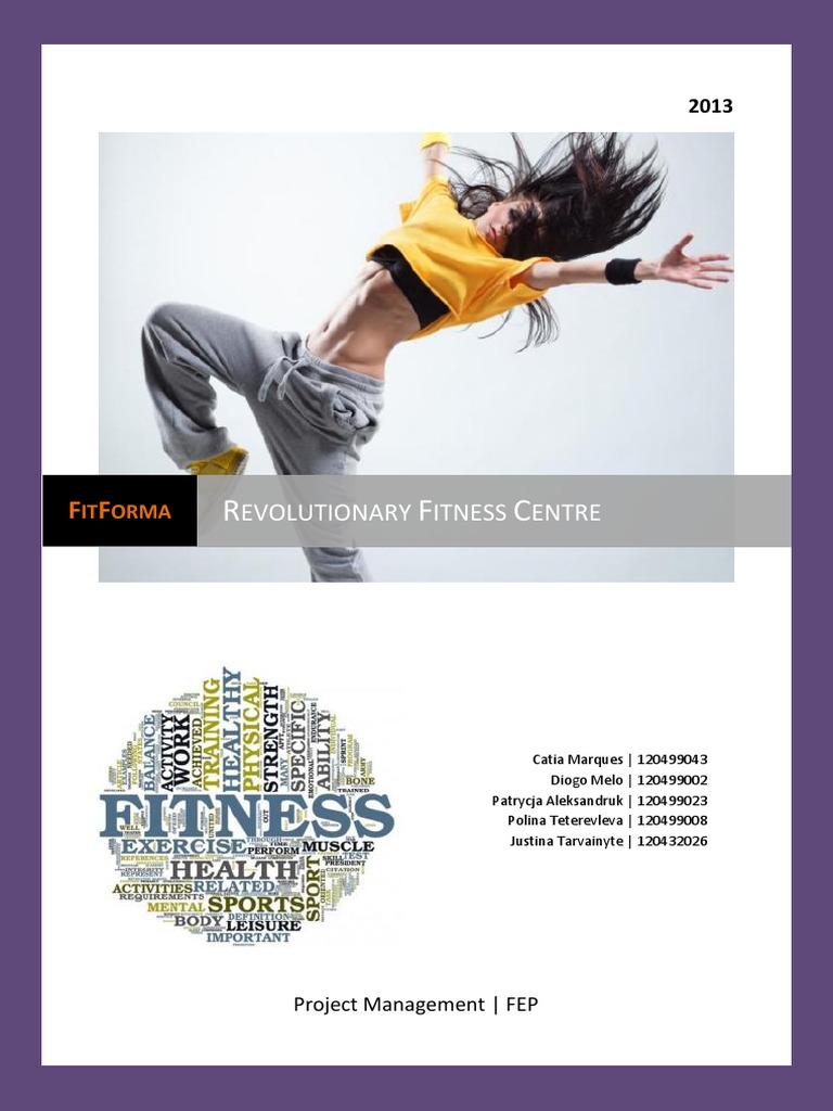 FitForma Fitness Centre Project Plan | PDF | Physical Fitness | Target ...