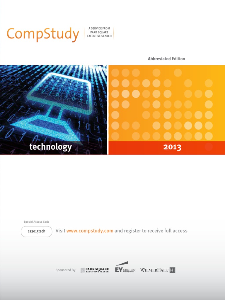 EY CompStudy Technology 2013 | PDF | Entrepreneurship | Chief Executive ...