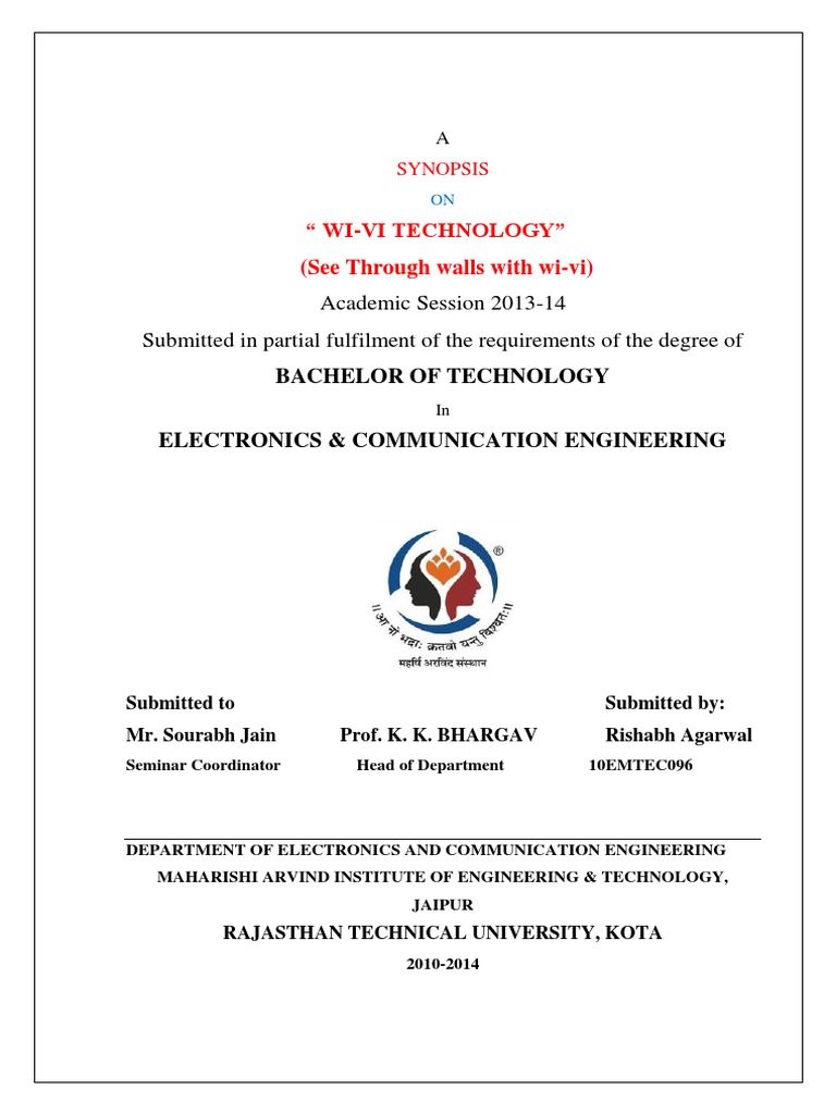 Wi-Vi Technology: See Through Walls | PDF | Computers