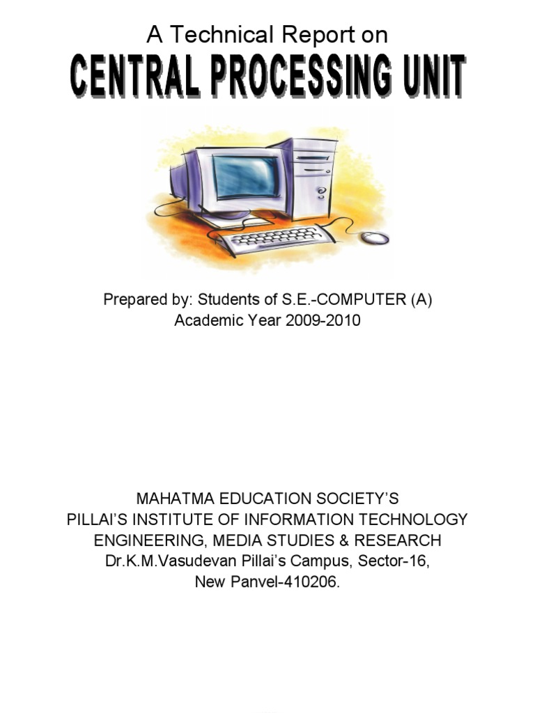 Report On Cpu | PDF | Central Processing Unit | Booting